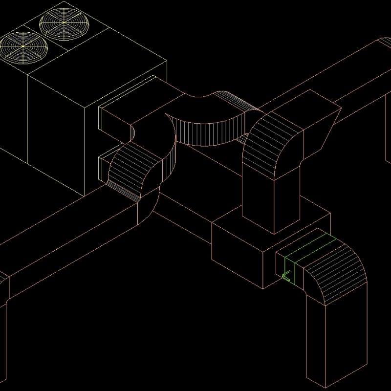 Roof Top - Duct DWG Block for AutoCAD • Designs CAD