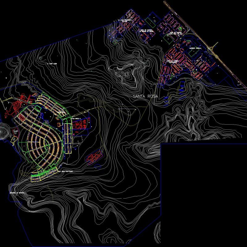Santa Rosa Plane DWG Block for AutoCAD • Designs CAD