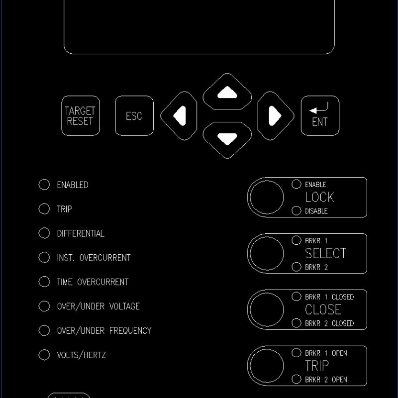 Sel - 787 Relay DWG Block for AutoCAD • Designs CAD