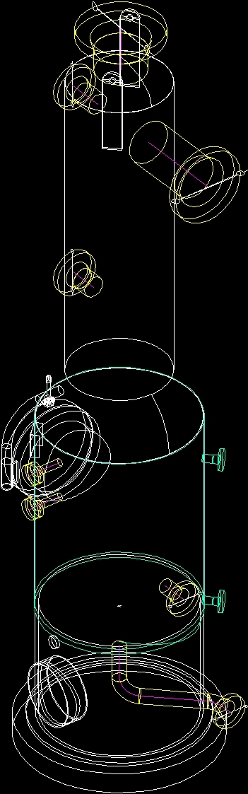 Separator - Cyclone Separator 3D DWG Model for AutoCAD • Designs CAD