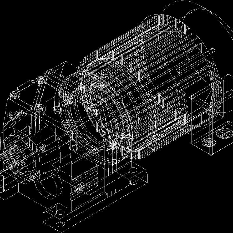 Sew Motor 3D DWG Model for AutoCAD | Designs CAD