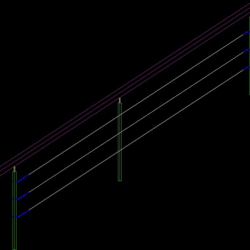 Stair In Steel Tensile Cables 3D DWG Model for AutoCAD • Designs CAD