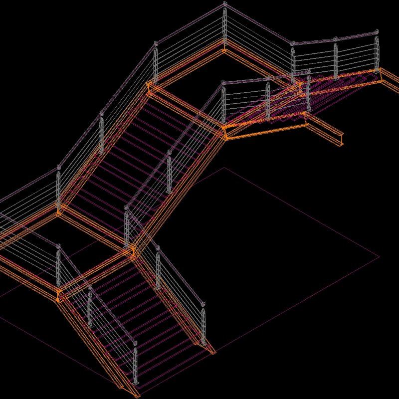 Staircase Ipr DWG Block for AutoCAD • Designs CAD