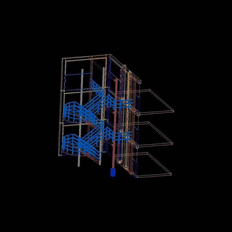 Stairs 3D DWG Model for AutoCAD • Designs CAD