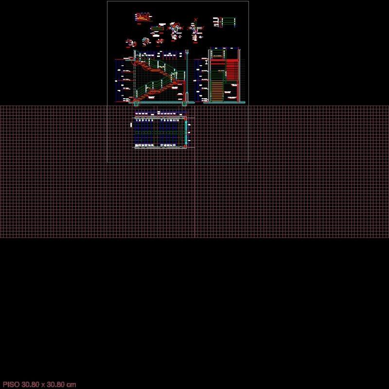 Steel Ladder DWG Block for AutoCAD • Designs CAD