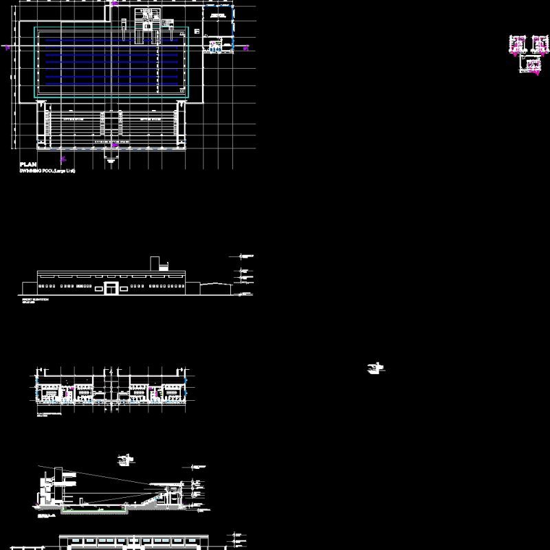 Swimming Pool DWG Plan for AutoCAD | DesignsCAD
