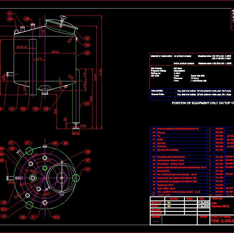 Tank DWG Block for AutoCAD • Designs CAD
