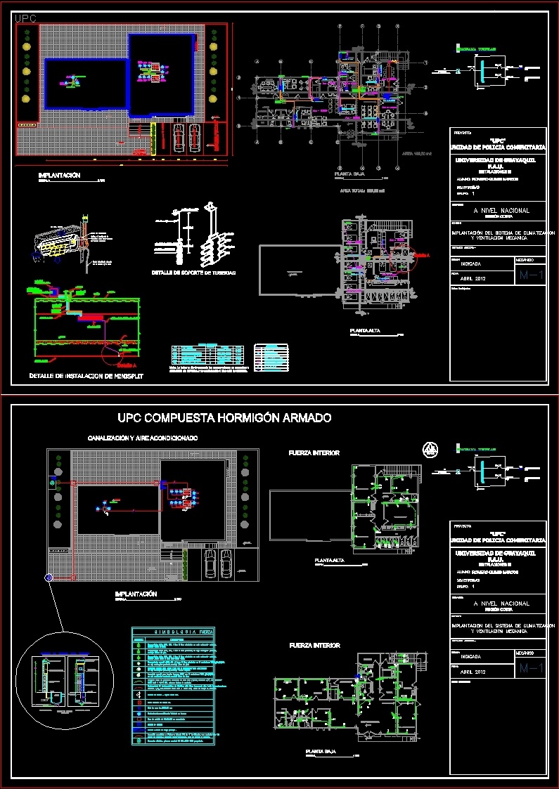 Upc (Community Police Unit) Facilities DWG Detail for AutoCAD • Designs CAD