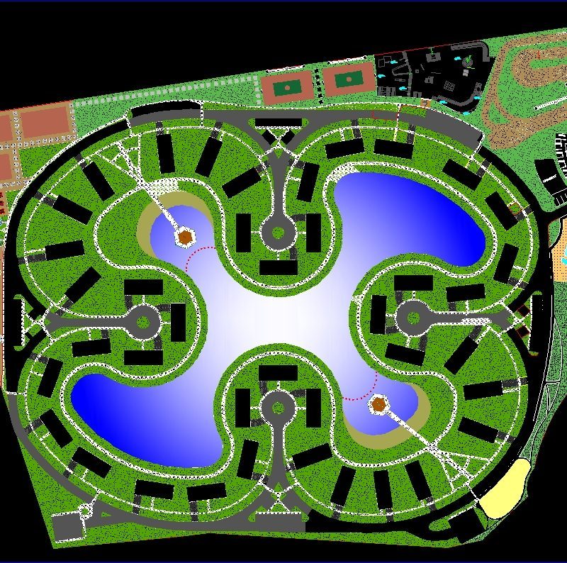 Urban Project - Estate DWG Full Project for AutoCAD • Designs CAD