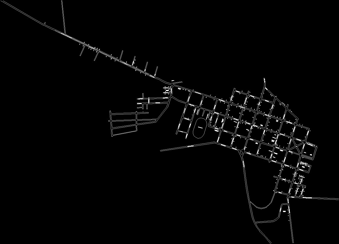 Urbane Plane Of Los Sauces DWG Block for AutoCAD • Designs CAD