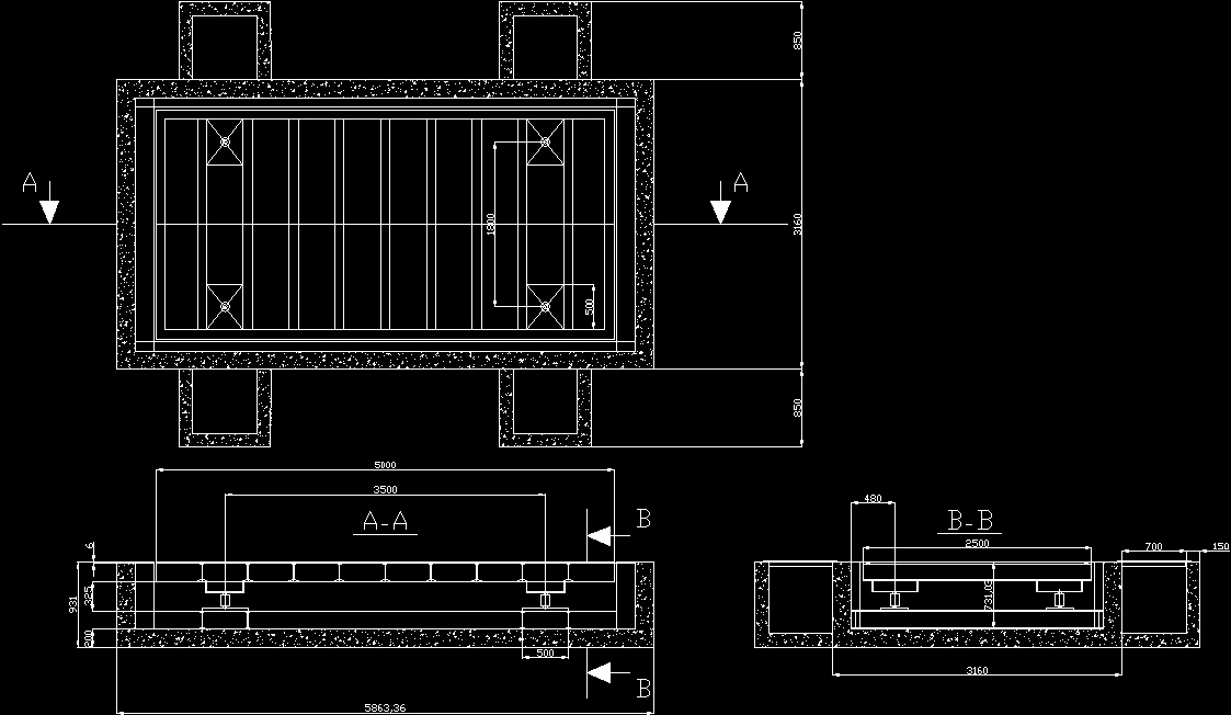 20 Ton Outdoor Scale DWG Block for AutoCAD • Designs CAD