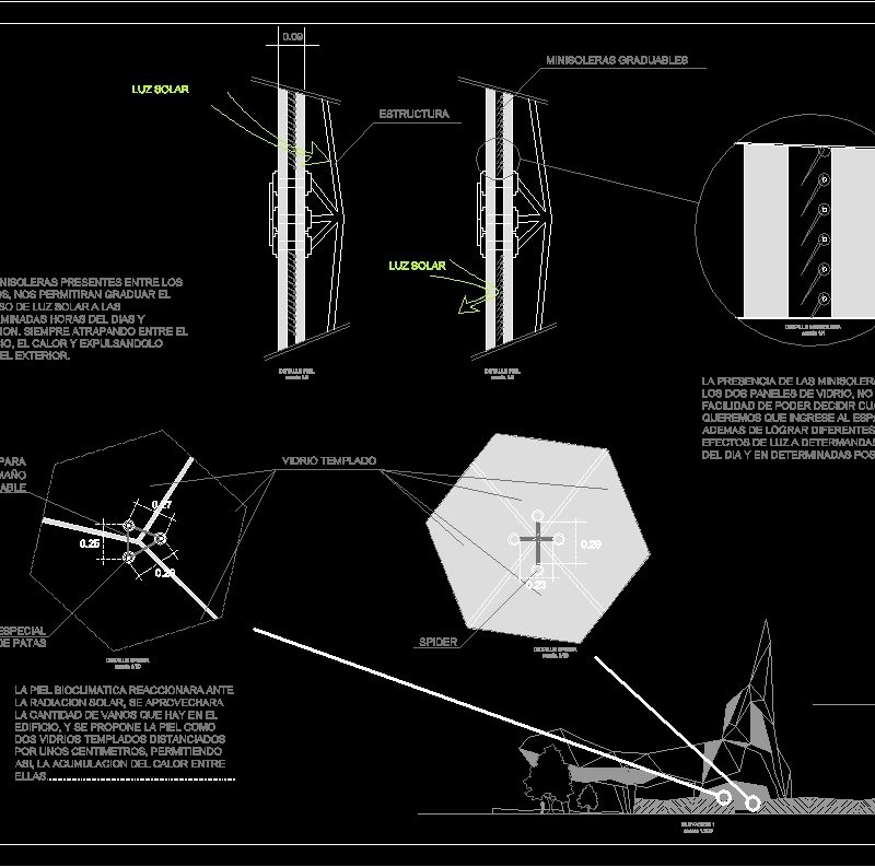 Anchor Detail Spider DWG Detail for AutoCAD • Designs CAD