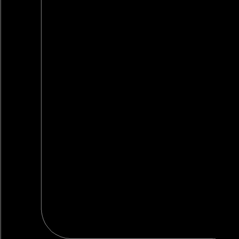 Angle Unequal Sides DWG Block for AutoCAD | DesignsCAD