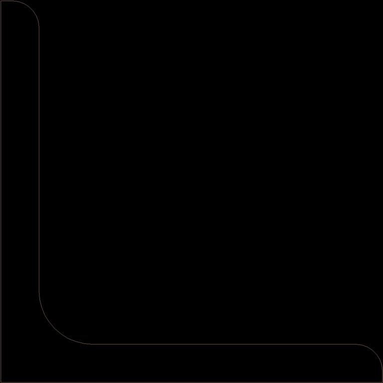 Angular Profiles L (Equal Wings) DWG Section for AutoCAD | DesignsCAD