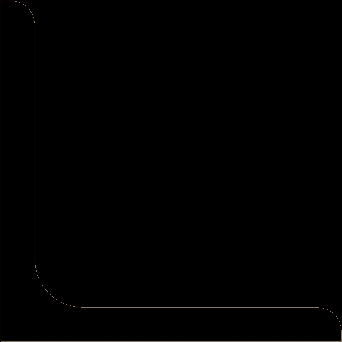 Angular Profiles L (Equal Wings) DWG Section for AutoCAD • Designs CAD