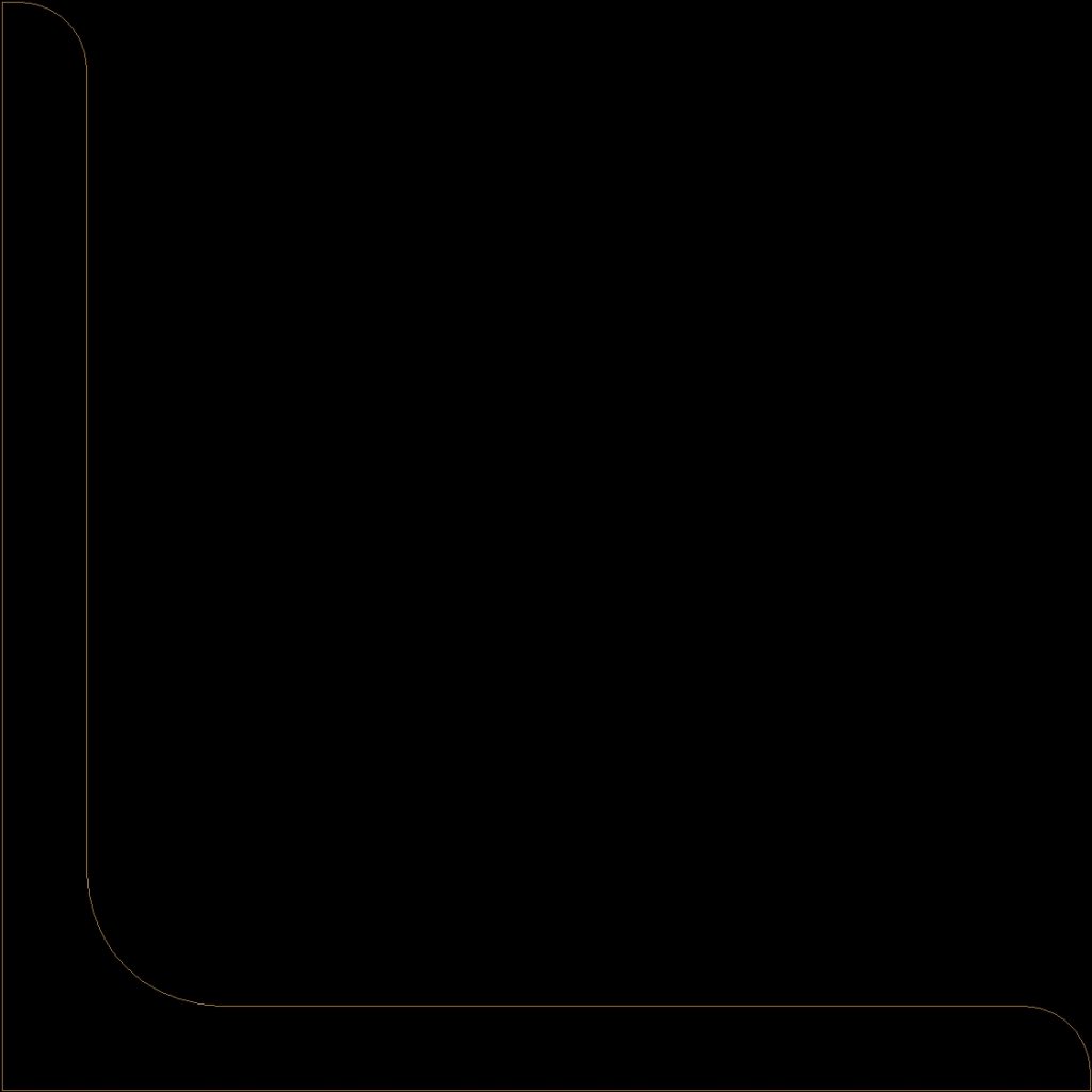 Angular Profiles L (Equal Wings) DWG Section for AutoCAD • Designs CAD