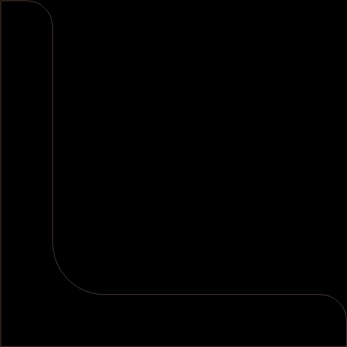 Angular Profiles L (Equal Wings) DWG Section for AutoCAD | DesignsCAD