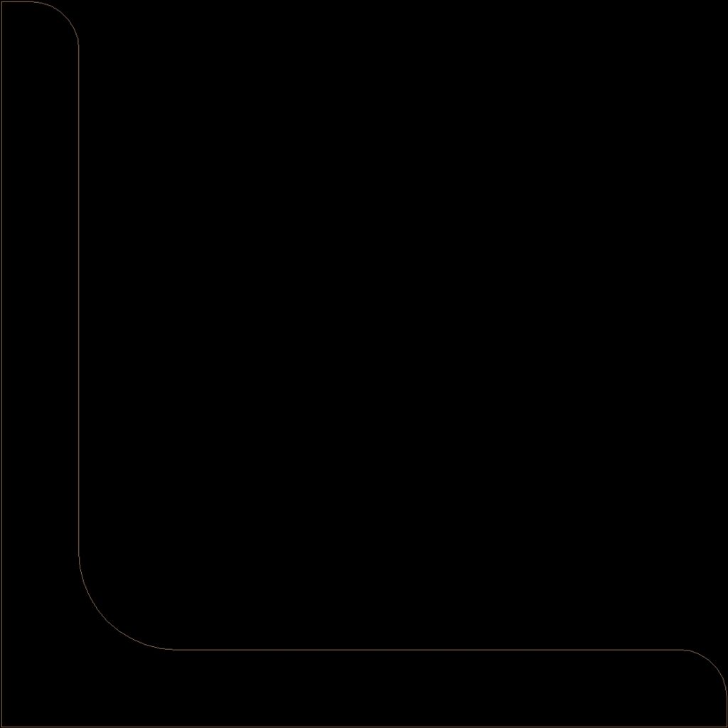 Angular Profiles L (Equal Wings) DWG Section for AutoCAD | DesignsCAD