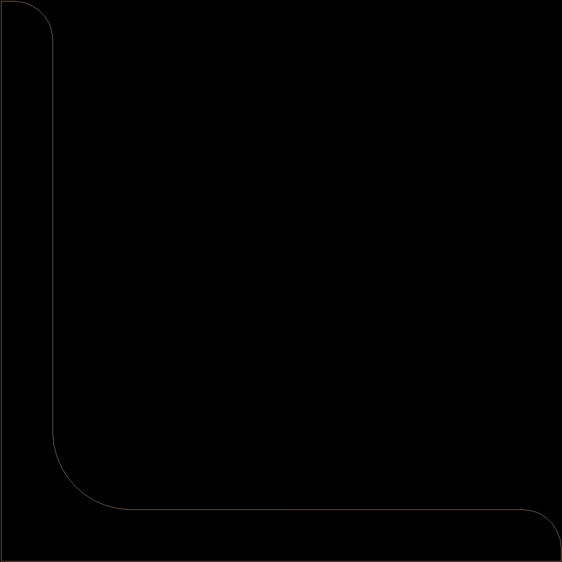 Angular Profiles L (Equal Wings) DWG Section for AutoCAD • Designs CAD