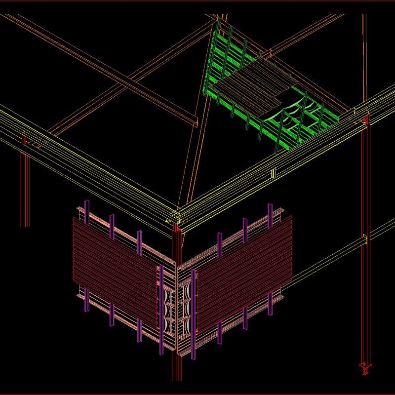 Axonometric Of Industrial Property DWG Block for AutoCAD • Designs CAD