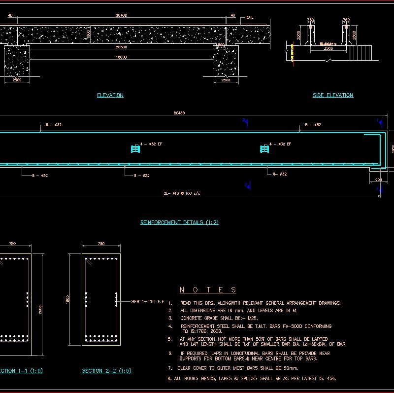 Beam Gantry DWG Detail for AutoCAD • Designs CAD