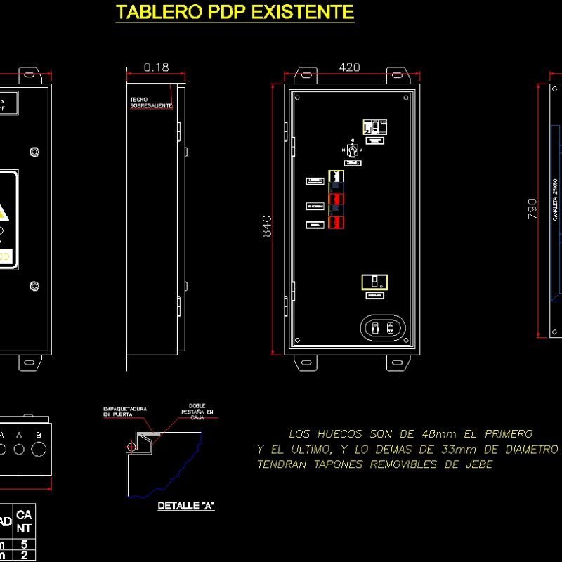 Board Pdp DWG Block for AutoCAD • Designs CAD
