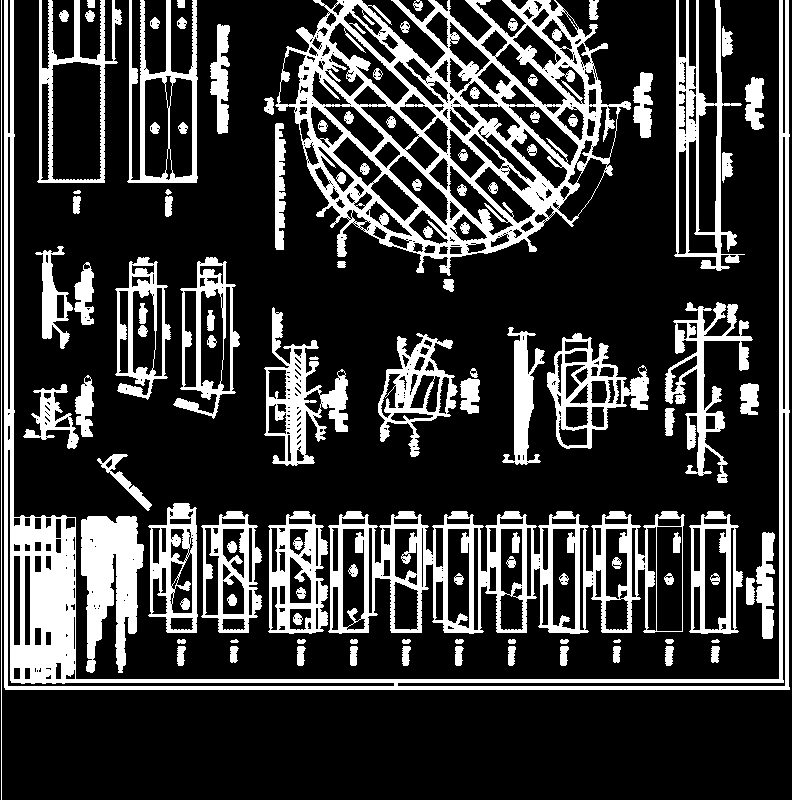 Bottom Shell Of Steel Storage Tank DWG Block for AutoCAD • Designs CAD