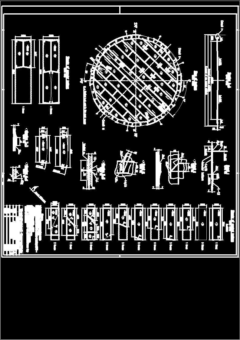 Bottom Shell Of Steel Storage Tank DWG Block for AutoCAD • Designs CAD