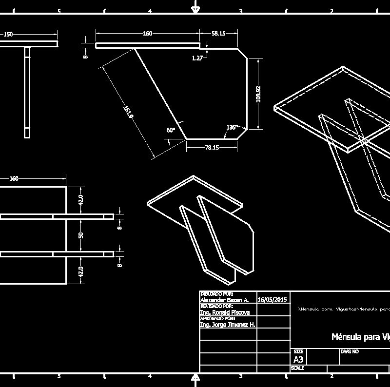 Bracket To Joists DWG Block for AutoCAD • Designs CAD