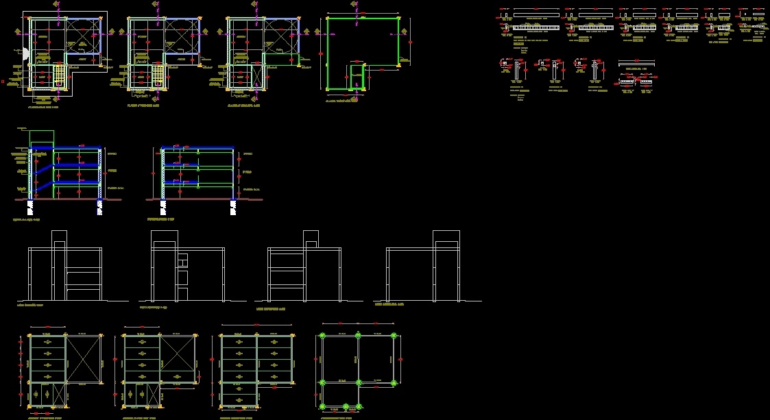 Cabin Of Precast Concrete Panels, Gallara DWG Plan for AutoCAD ...