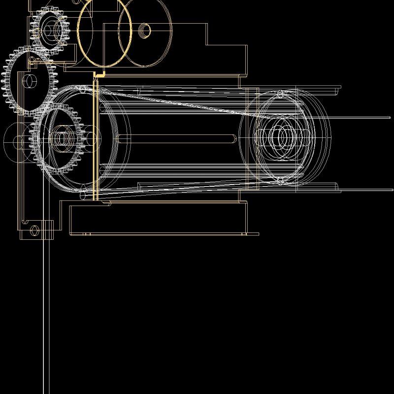 Cable Retractor 3D DWG Model for AutoCAD • Designs CAD