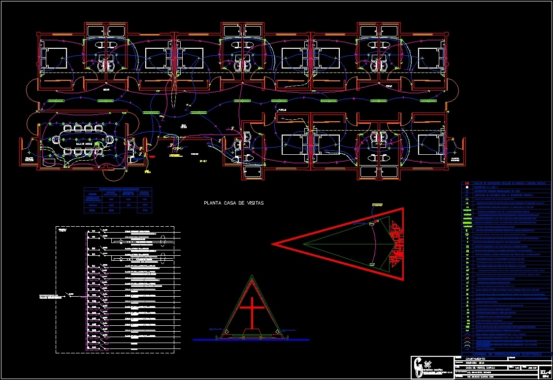 Camp Workers - Electrical Project DWG Full Project for AutoCAD ...