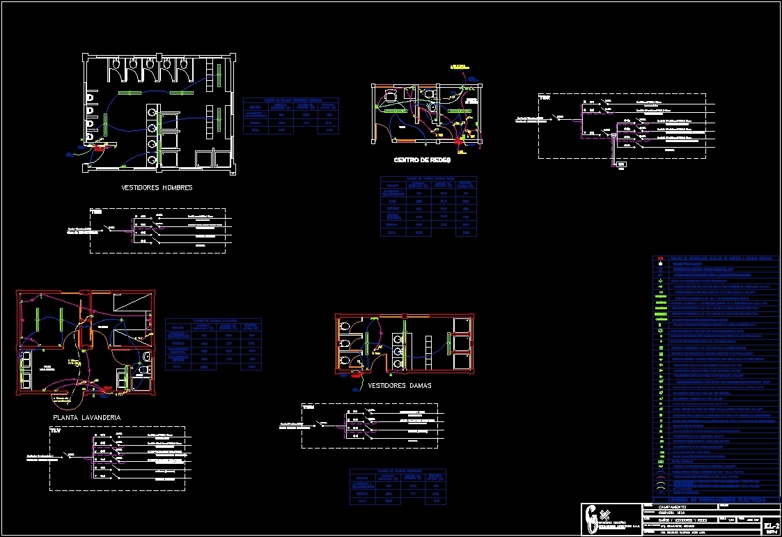 Camp Workers - Electrical Project DWG Full Project for AutoCAD ...