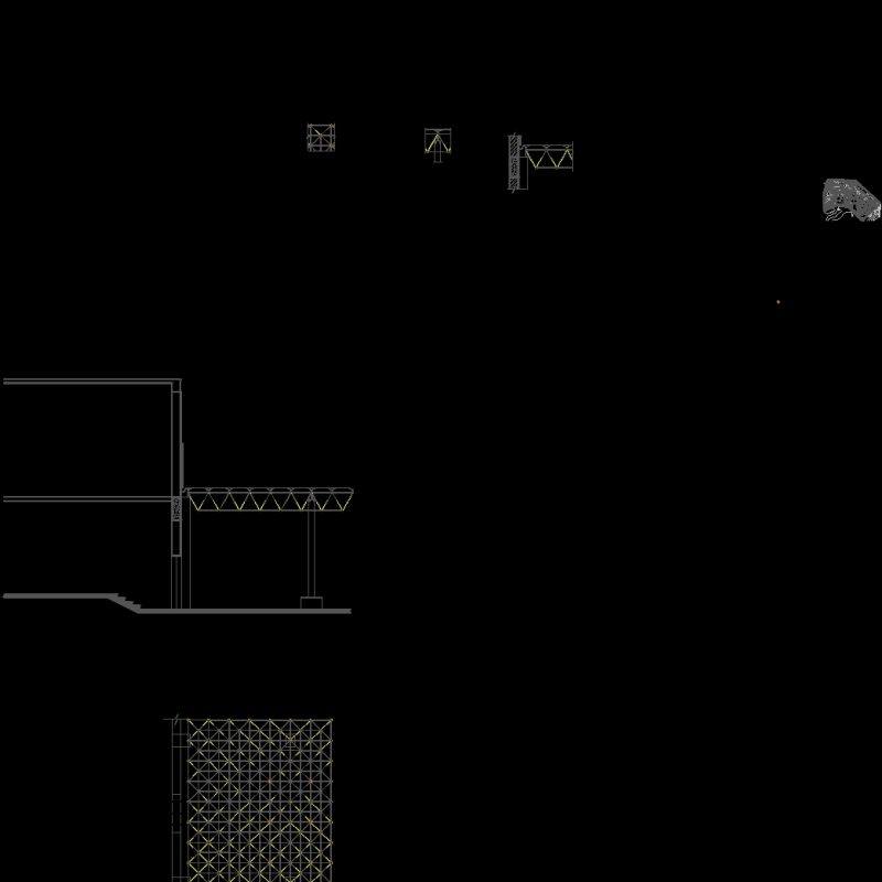 Canopy Roof DWG Detail for AutoCAD • Designs CAD
