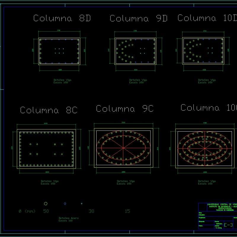 Column Details DWG Detail for AutoCAD • Designs CAD