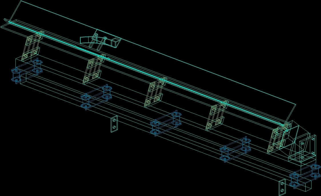 Combined Feeder Of Pieces For Forge DWG Block for AutoCAD • Designs CAD