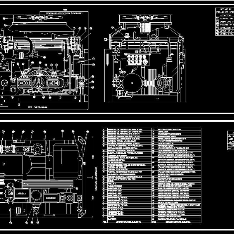 Compressor Details - Gnc DWG Detail for AutoCAD • Designs CAD