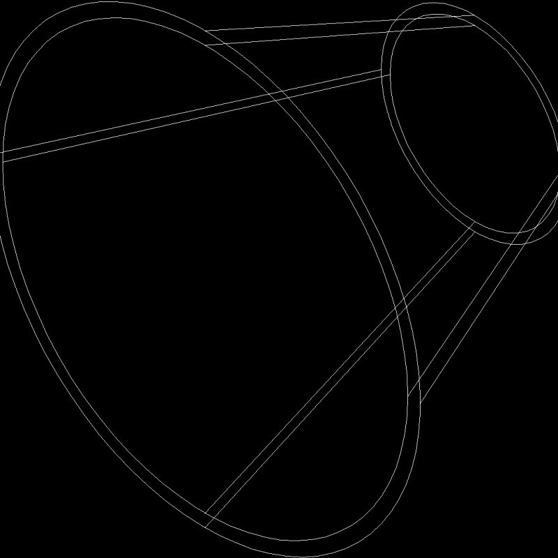 Concentric Reduction - 12x5 3D DWG Model for AutoCAD • Designs CAD