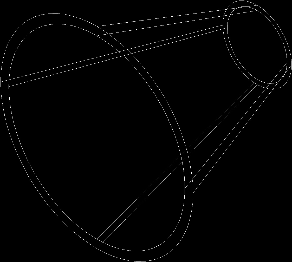 Concentric Reduction - 6x2 3d 3D DWG Model for AutoCAD • Designs CAD