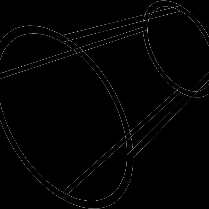 Concentric Reduction - 6x3 3D DWG Model for AutoCAD • Designs CAD
