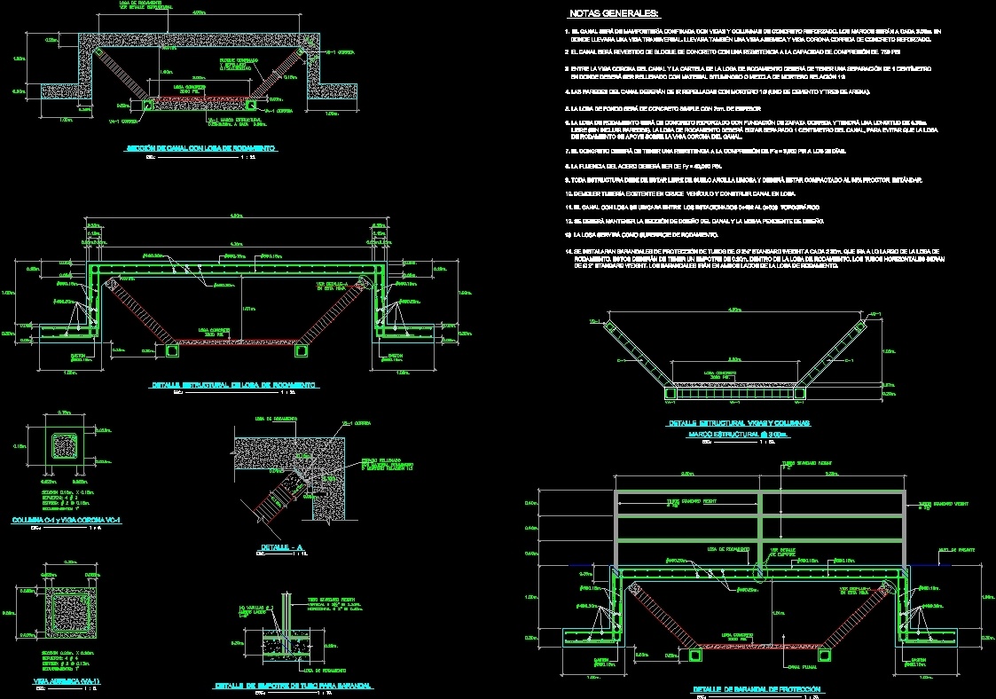 Concrete Slab Carrier In Rain Gutter DWG Detail for AutoCAD • Designs CAD