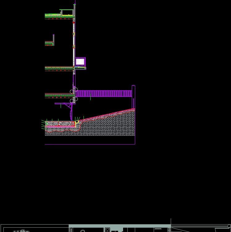 Construction Cross-Section DWG Section for AutoCAD • Designs CAD