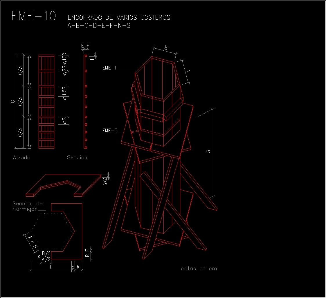 Constructive Details In Formwork S DWG Detail for AutoCAD • Designs CAD