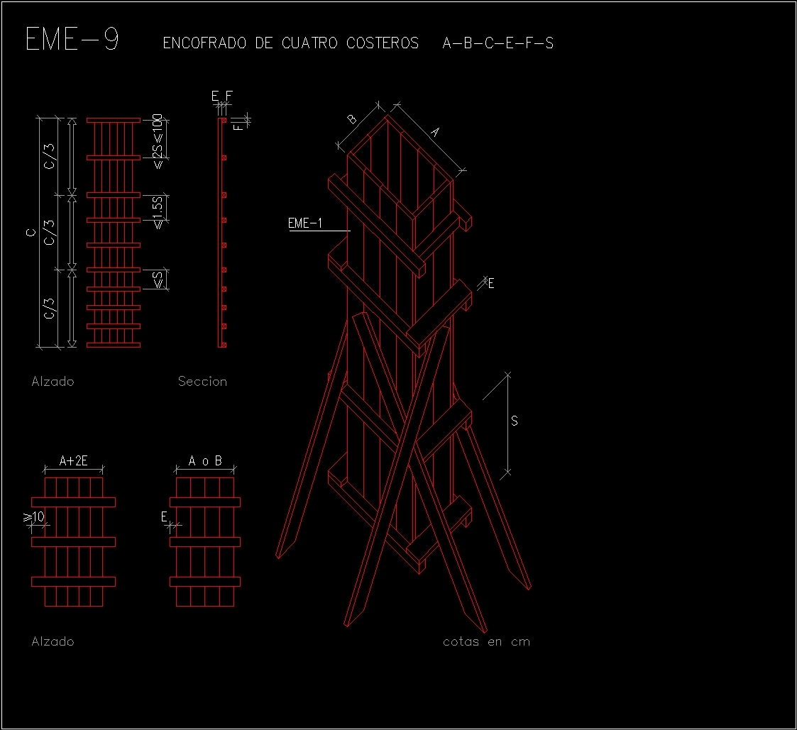 Constructive Details In Formwork S DWG Detail for AutoCAD • Designs CAD