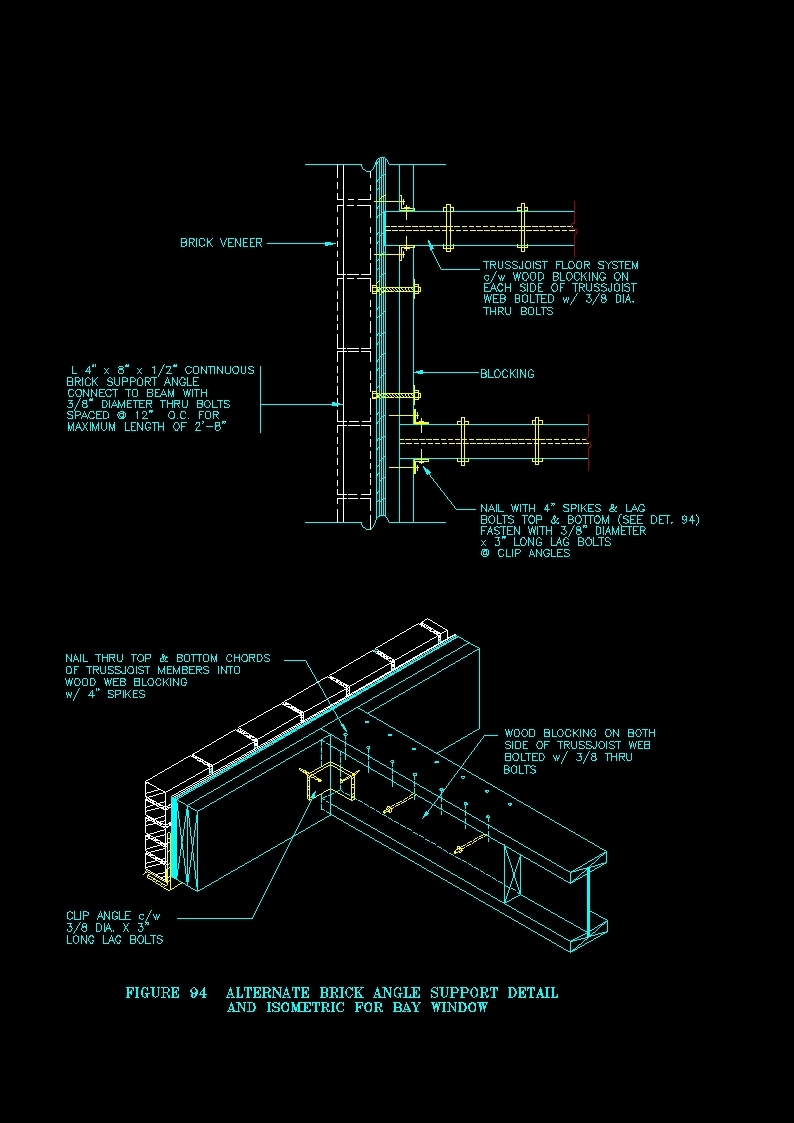 Cortes Construction Details - Unions DWG Detail for AutoCAD • Designs CAD