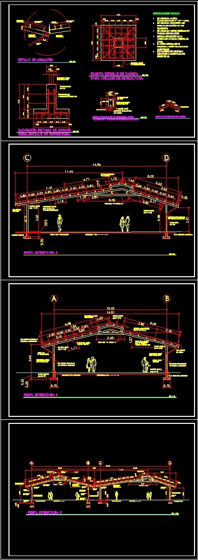 Cover With Galvanized Sheet Metal Frame DWG Detail for AutoCAD ...