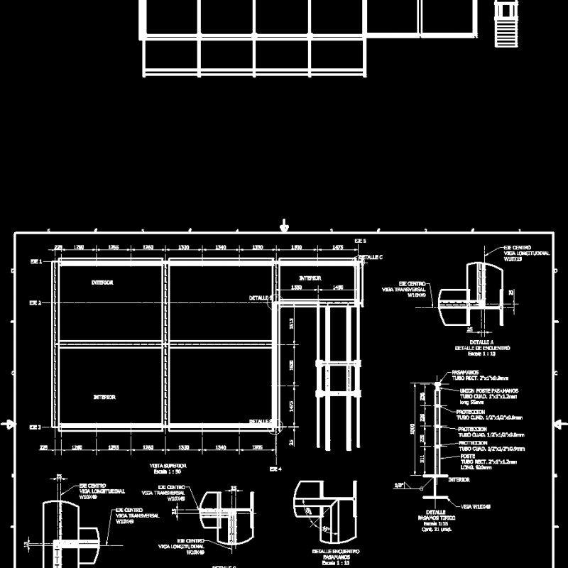 Deck Railing DWG Block for AutoCAD • Designs CAD