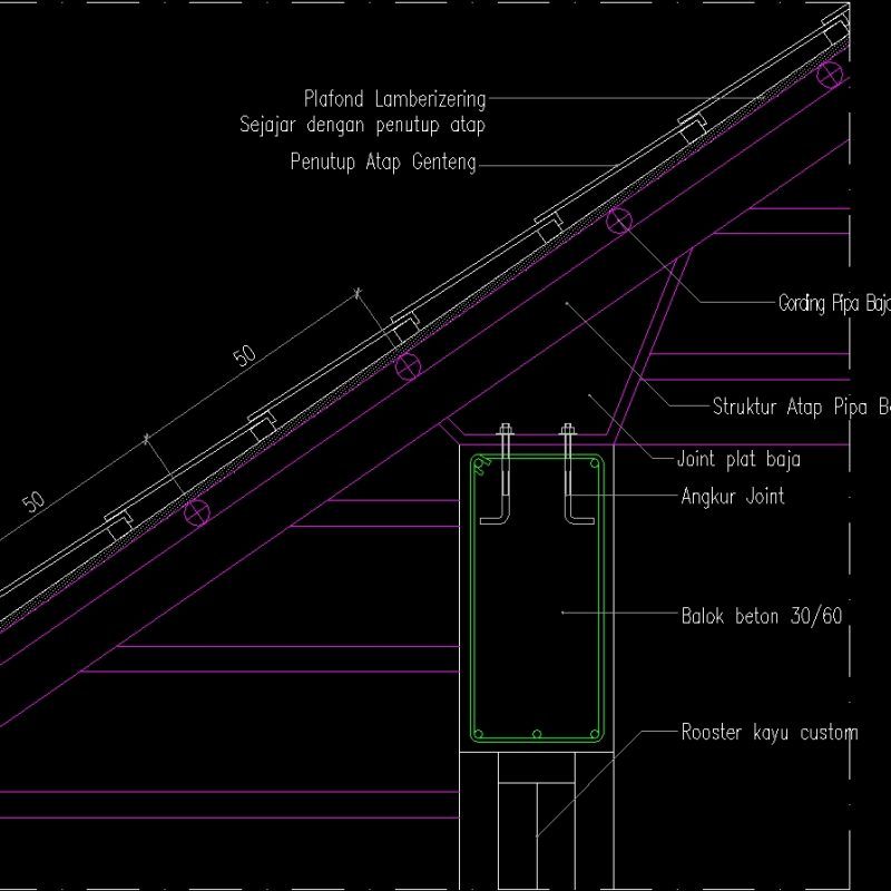 Detail Atap DWG Detail for AutoCAD • Designs CAD
