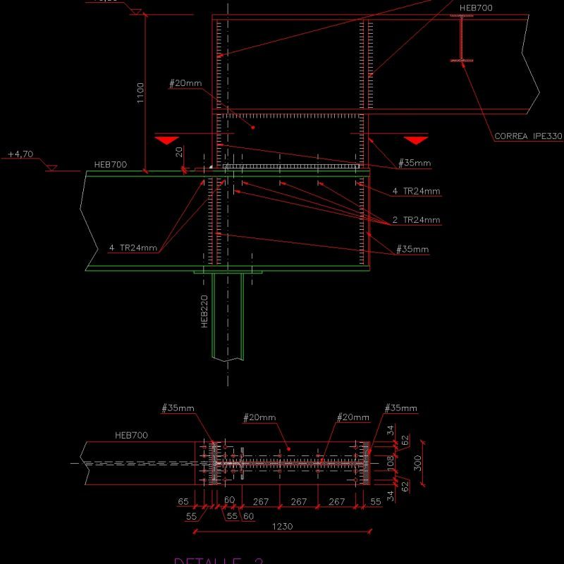 Detail Connection DWG Detail for AutoCAD • Designs CAD
