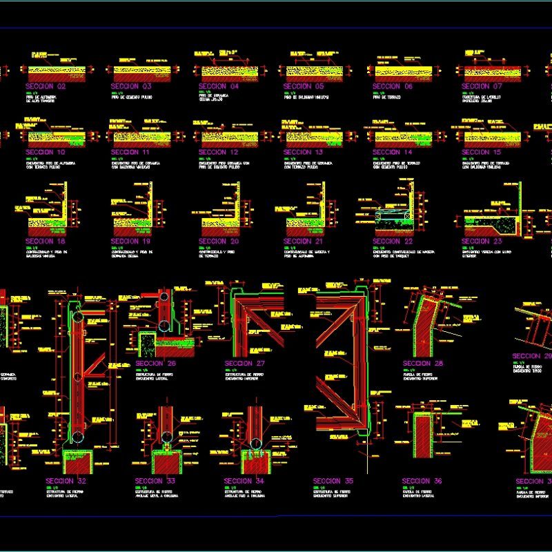 Detail Floor DWG Detail for AutoCAD • Designs CAD